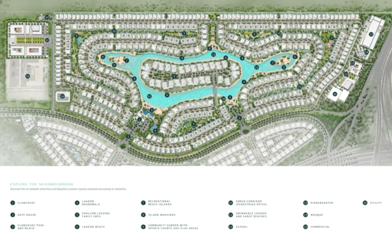 District One West Villas - Master Plan | My Dubai Properties